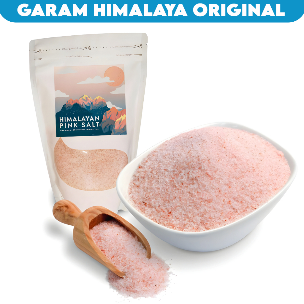 Jual Garam Himalaya Pink Salt Original Premium Kemasan 250gr - 1kg ...