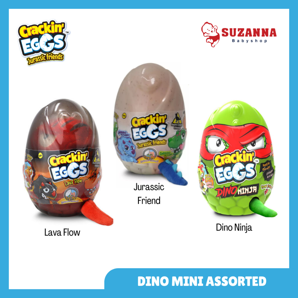 Jual Crackin' Eggs Dino Mini Assorted | Shopee Indonesia