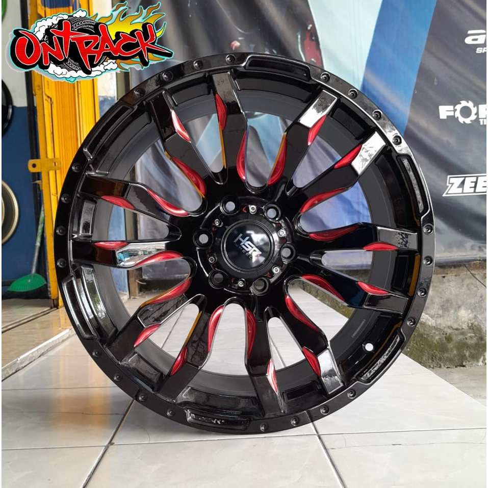 Jual Velg Racing Ring 20 HSR BURNEH Lebar 9 Pcd 6X139,7 Pelek R20 Mobil Pajero Fortuner ...