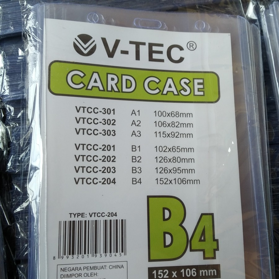 Jual NAME CARD B4 V-TEC / VTCC-204/B4 (152 x 106 mm) | Shopee Indonesia