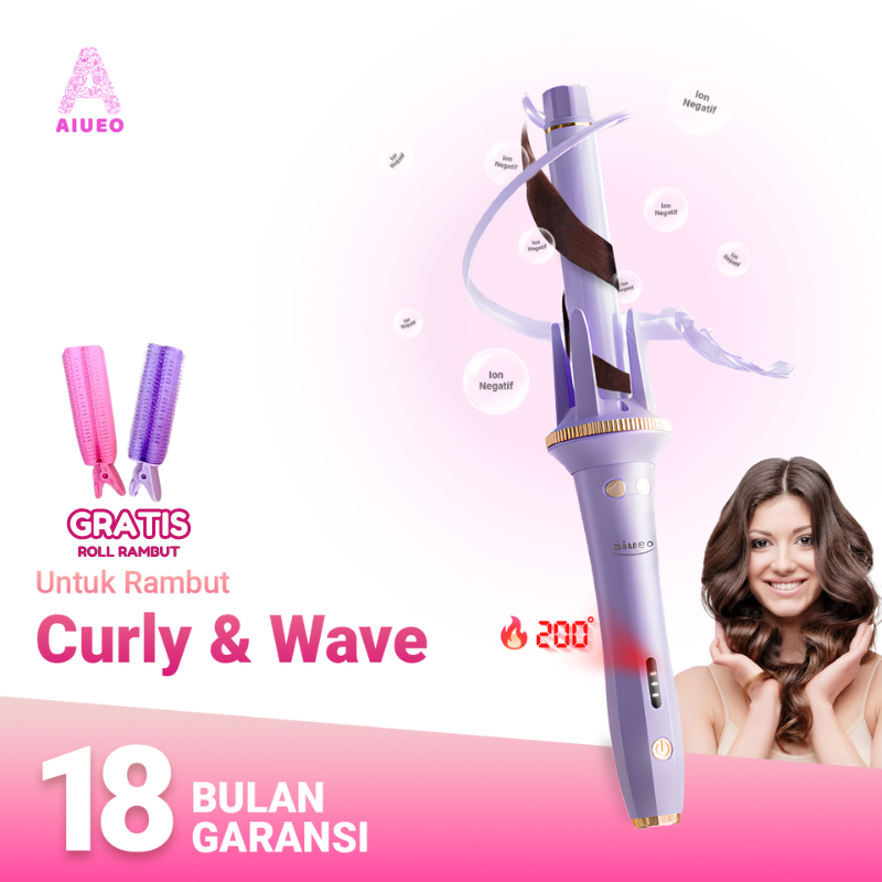 Jual Catokan AIUEO Rose | Catok Keriting Rambut Otomatis Plat Keramik ...