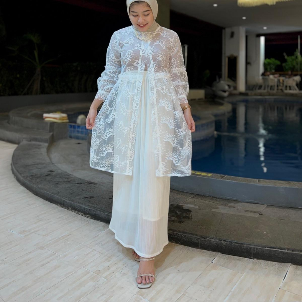 Jual OUTER ORGANZA BORDIR by Dippew | Shopee Indonesia
