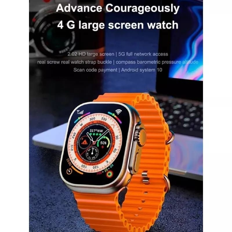 Jual Smartwatch 4G S8 Ultra iwatch 8 Max GPS 49MM Waterproof and ...