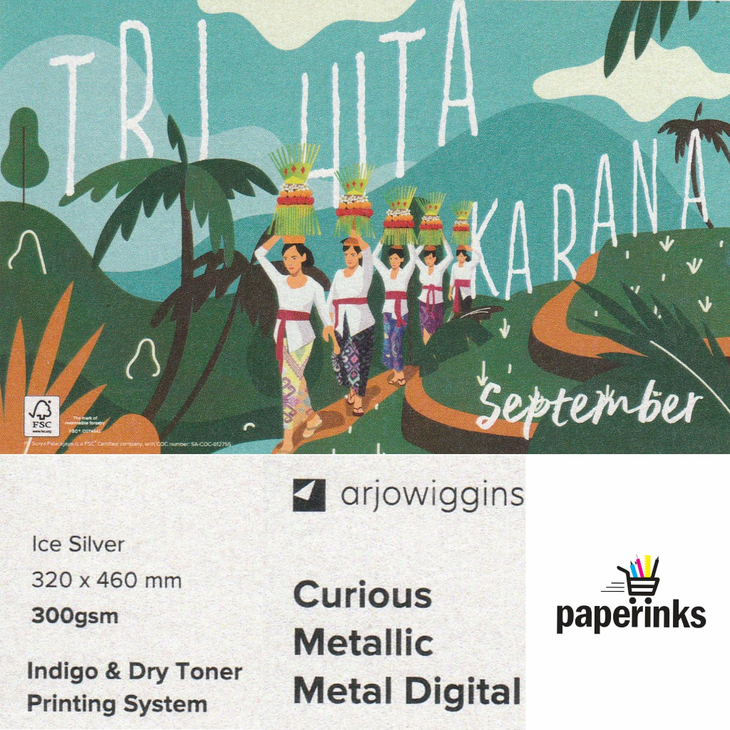 Jual Arjowiggins CURIOUS METALLICS METAL DIGITAL Color ICE GOLD Silver ...