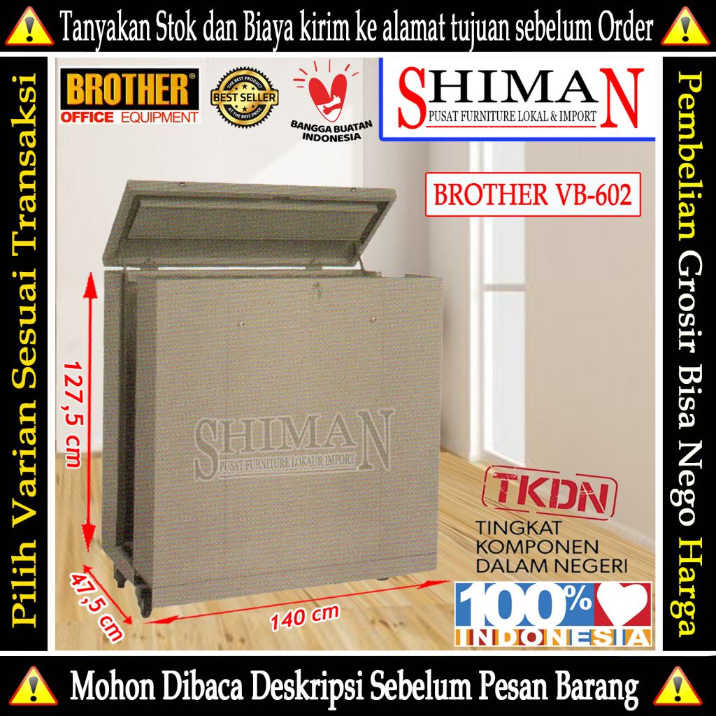 Jual Lemari Gambar Vertikal Plan Besi VB 602 BROTHER | Shopee Indonesia
