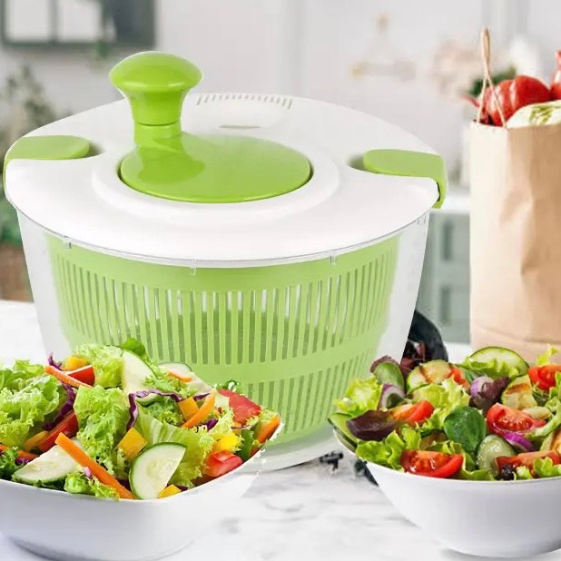Jual ELtamart Salad Spinner 5L Big Capacity Mangkok Besar Cuci Sayuran ...