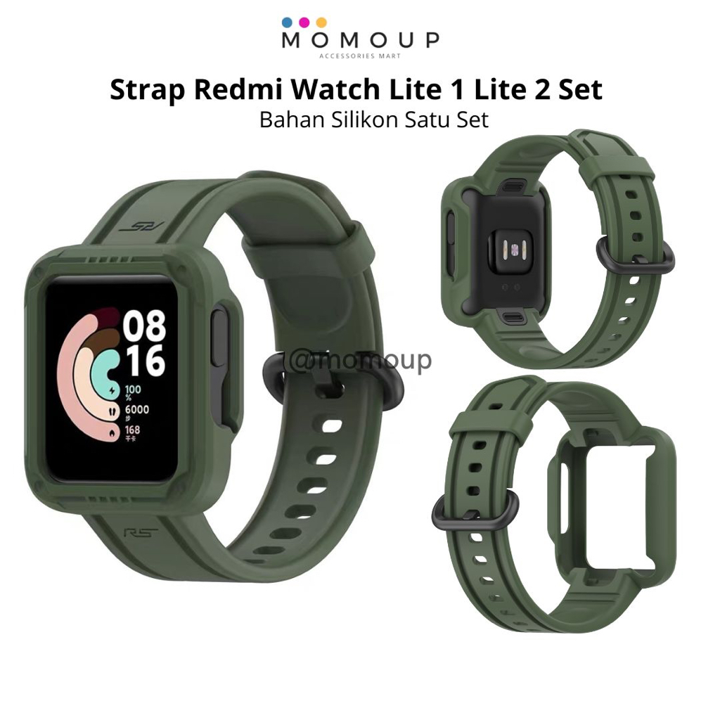 Jual Strap Redmi Watch Lite.1 Lite 2 Set Silikon Tali Penggati Mi Watch Lite 1 Mi Watch Lite 2 ...