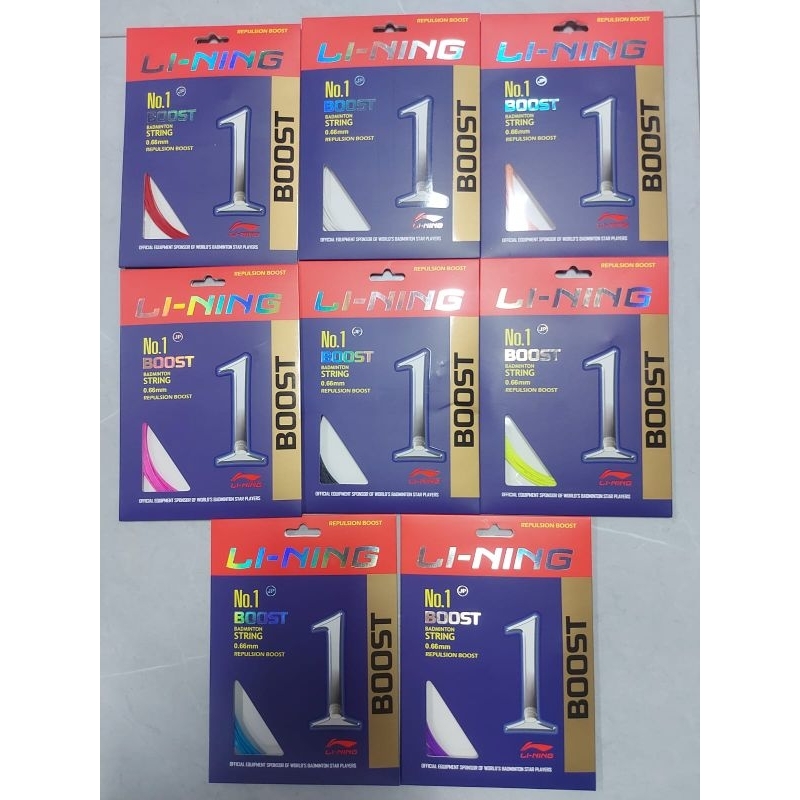 Jual Senar Badminton Lining Number 1 BOOST No 1 No1 No.1 B / Li-ning No ...