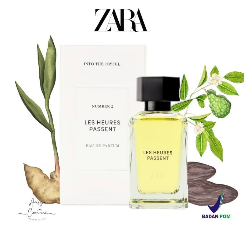 Jual Zara Les Heures Passent Into The Joyful | Shopee Indonesia