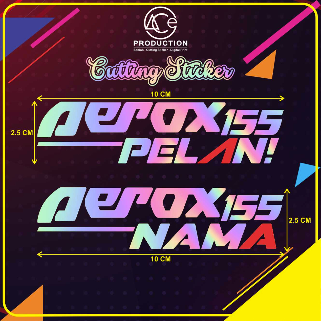 Jual STIKER PELAN CUTTING STICKER AEROX PELAN! | Shopee Indonesia