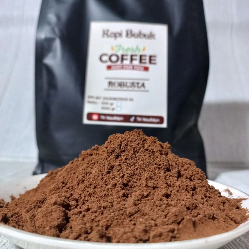Jual Kopi bubuk 1 KG Robusta kopi hitam kopi giling 1000 gram p ...