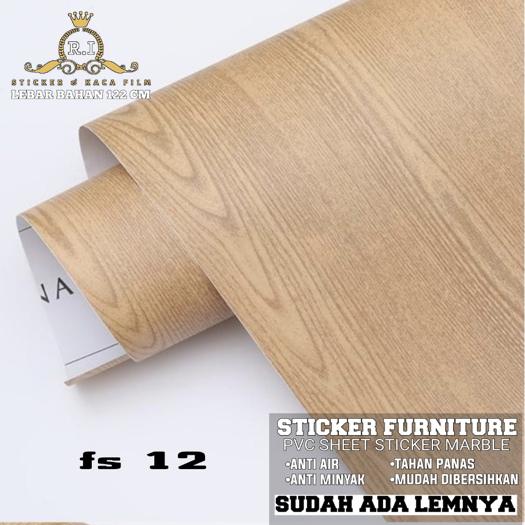 Jual stiker kayu PVC pelapis furinture meja lemari anti air dan minyak ...