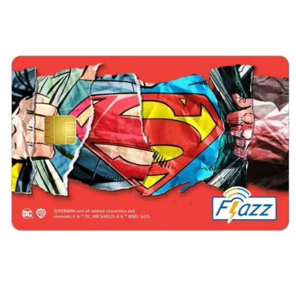 Jual Kartu Flazz BCA SUPERMAN LOGO RED Gen 2 /Part Of Series Flazz BCA ...
