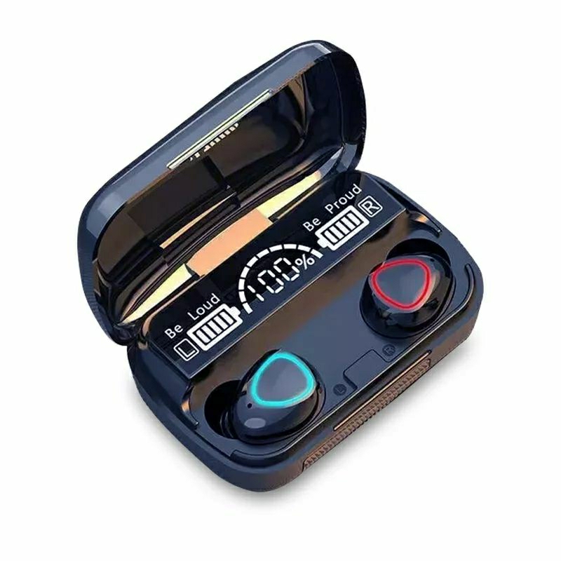 Jual HEADSET M10 TWS V5.3 BLUETOOTH Wireless mega bass EARPHONE Gaming 2in1 Powerbank 3500 mAh ...