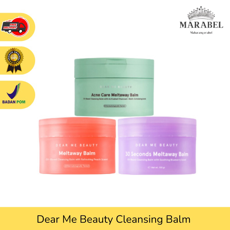 Jual Dear Me Beauty 30 Seconds Meltaway Cleansing Balm peach ...