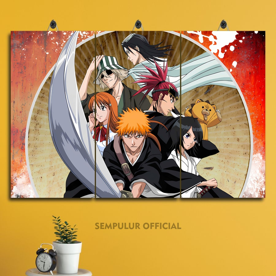 Jual Poster Kamar Anime Bleach Aizen Sosuke 45x30 Multi Panel Dekorasi Ruangan Anime Gambar