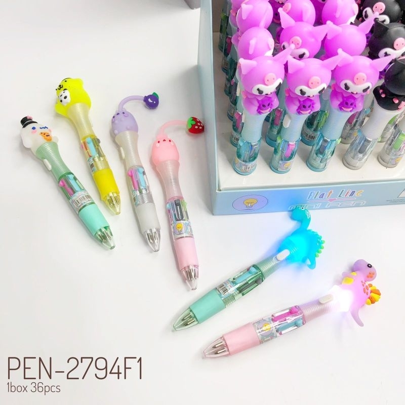 Jual PULPEN 4 WARNA KARAKTER MINI - PULPEN DONAT GEMOY MINI - PULPEN ...