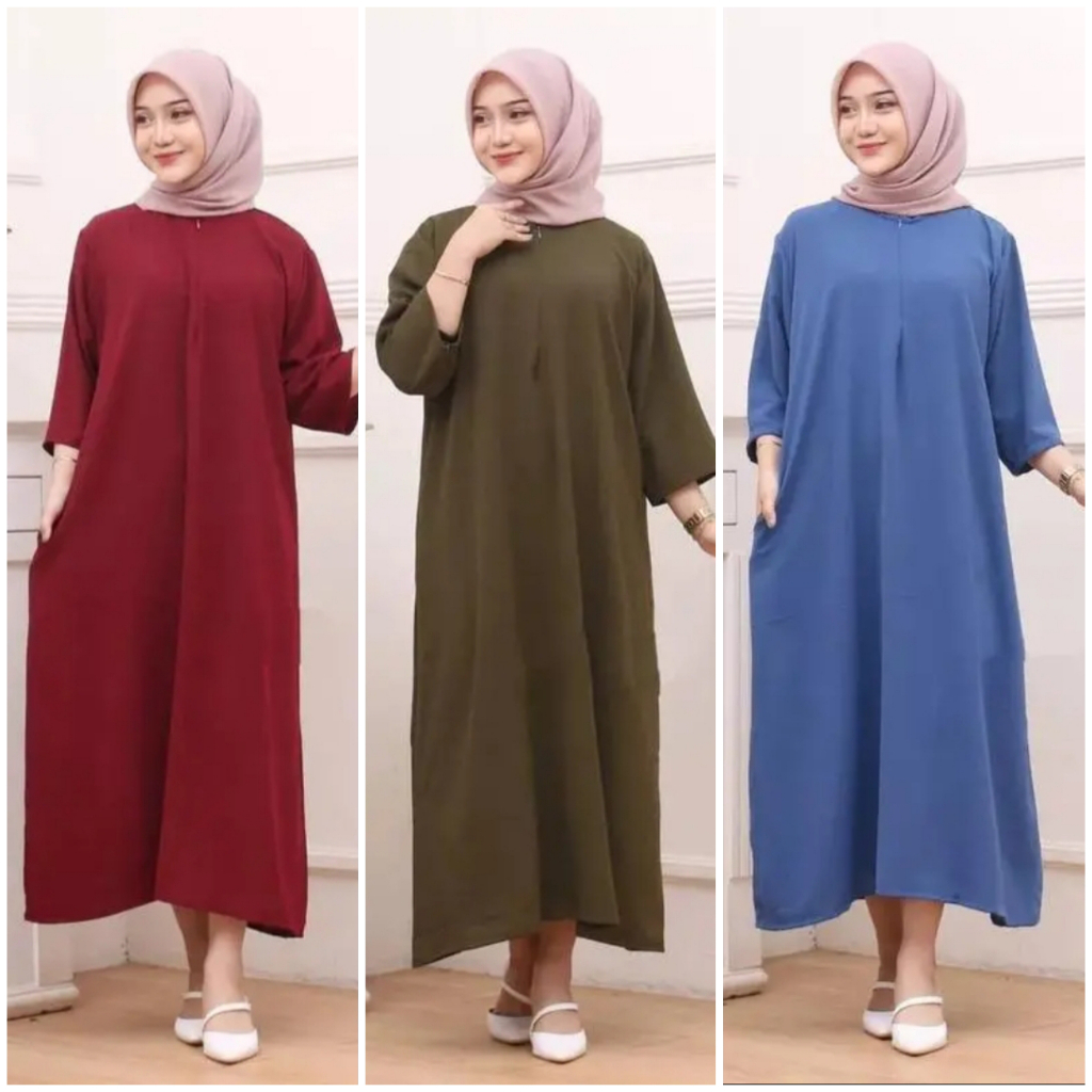 Jual Paket Usaha 3pcs Daster Gamis Crincle Airflow Kekinian LD 120CM PB ...