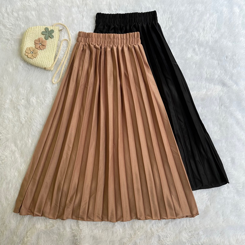 Jual ROK PLISKET ANAK PEREMPUAN 4-16 TAHUN / ROK PLISKET ANAK / ROK ...