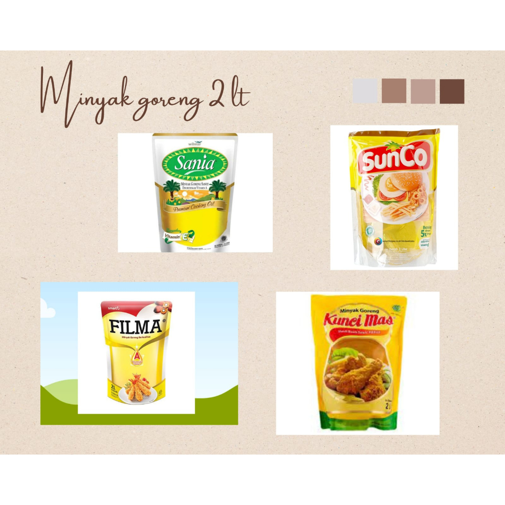 Jual Minyak goreng 2 liter / sunco 2 liter / filma 2 liter / sania 2 ...