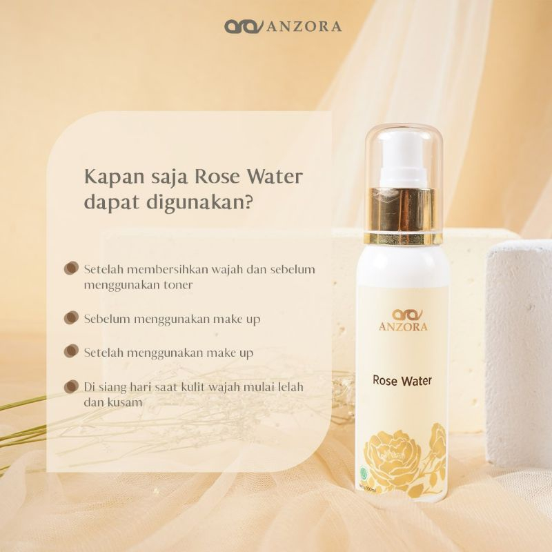 Jual ROSE WATER ANZORA | ANZORA SKINCARE | AIR MAWAR | ANZORASKIN ...