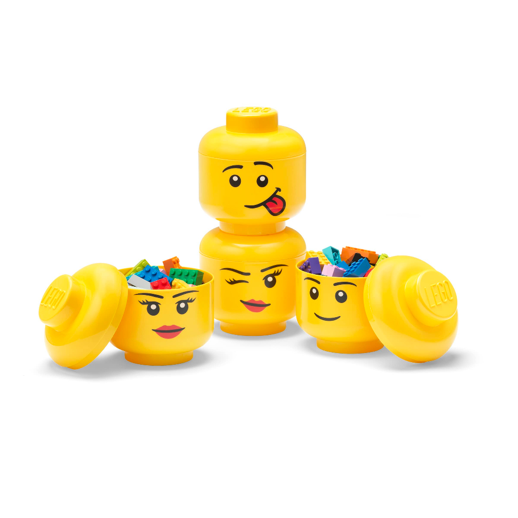 Jual LEGO Storage Head Mini Tete De Rangement Mini | Shopee Indonesia