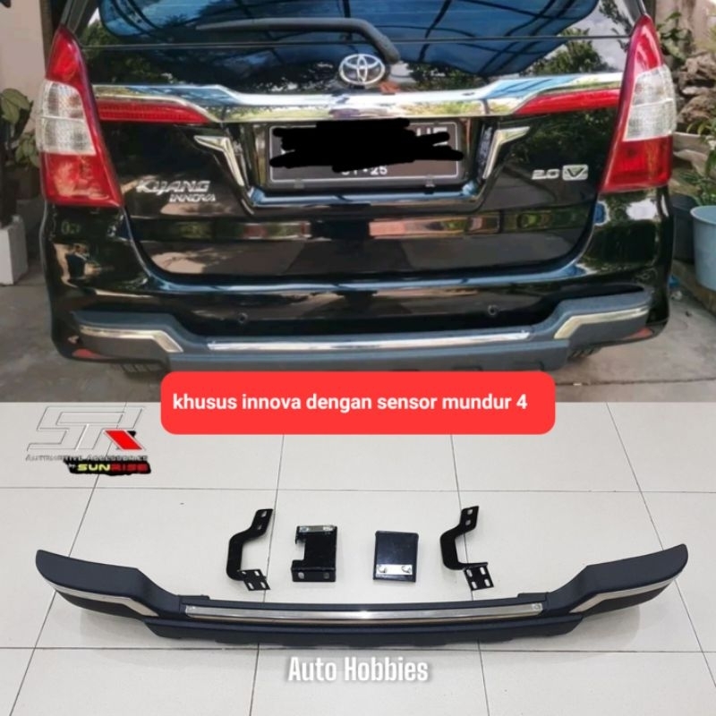 Jual Bumper Belakang Innova 2005-2015 Sensor Parkir 4 Gratis Pekeing ...