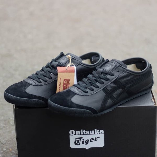 Jual Sepatu Onitsuka Tiger Mexico 66 Japan Jepang Original Full Hitam Free Paperbox | Shopee ...