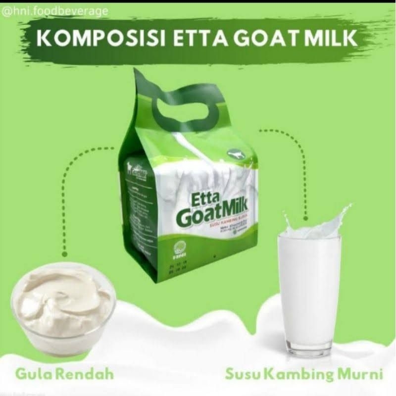 Jual Etta Good Milk HNI HPAI Susu Kambing Etawa 100% Dijamin Asli ...