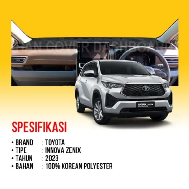 Jual cover dashboard mobil polyster Toyota Innova zenix | Shopee Indonesia