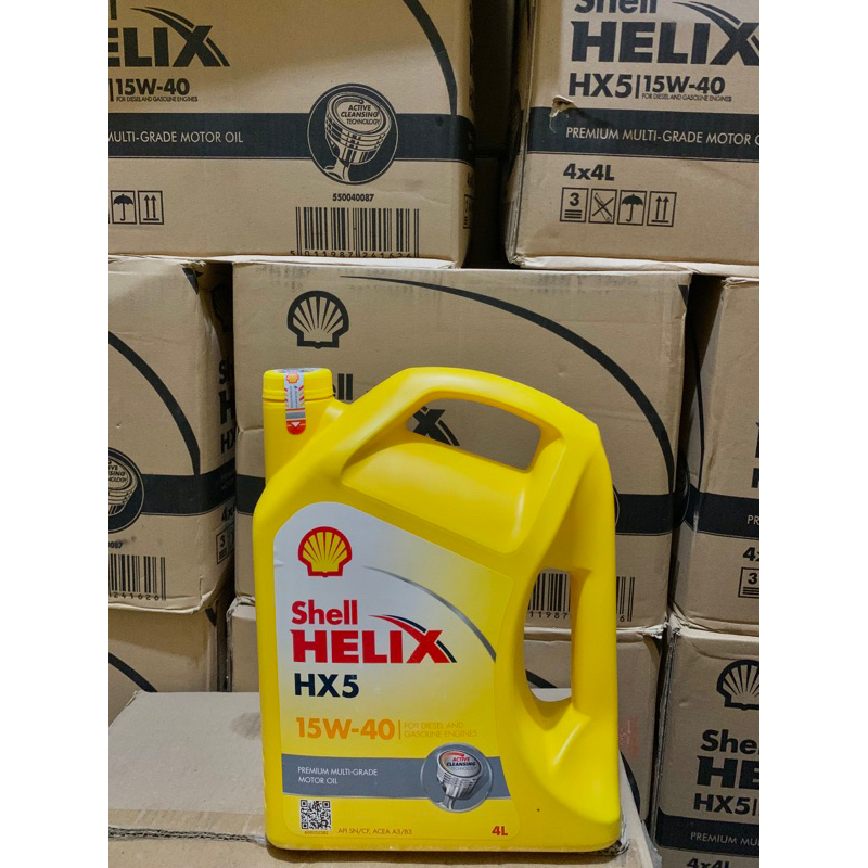 Jual OLI SHELL HELIX HX5 4 LITER | Shopee Indonesia