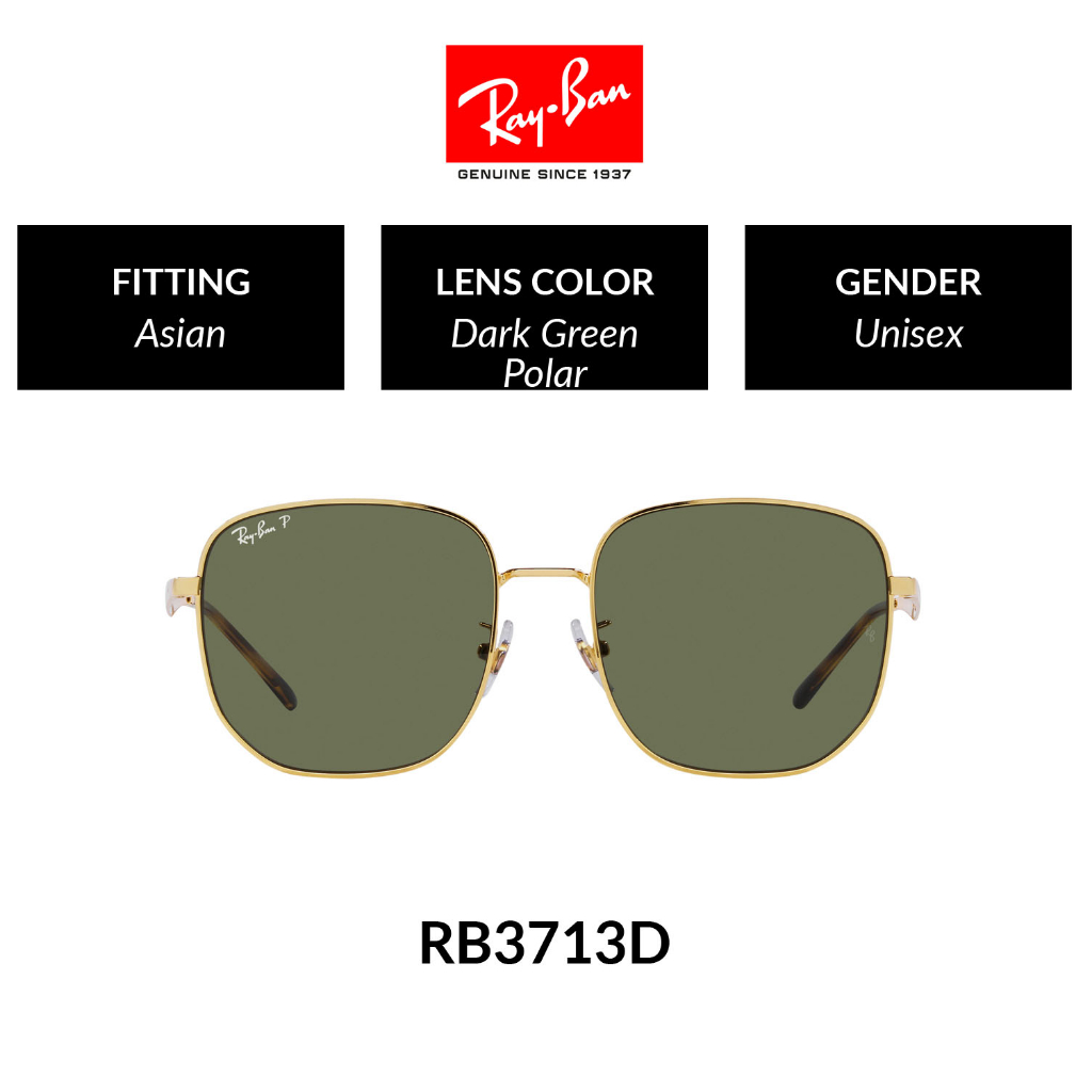 Jual RAY-BAN | RB3713D 001/9A | Asian Design | Sunglasses | 52mm ...