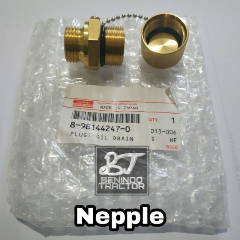 Jual Plug Oil Drain Sumitomo SH 130 - Nepple Tutup Tanki Oli | Part ...