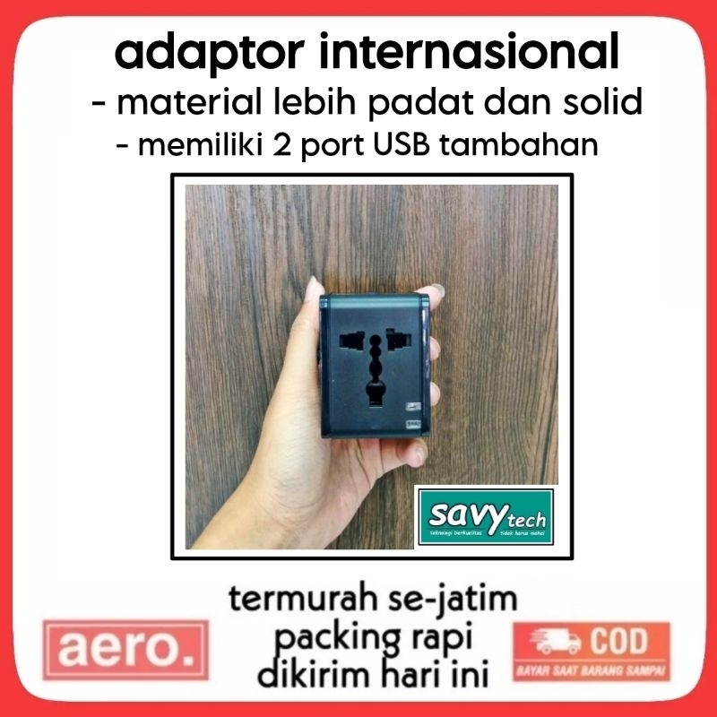 Jual Adaptor internasional universal travel adaptor luar negeri ...