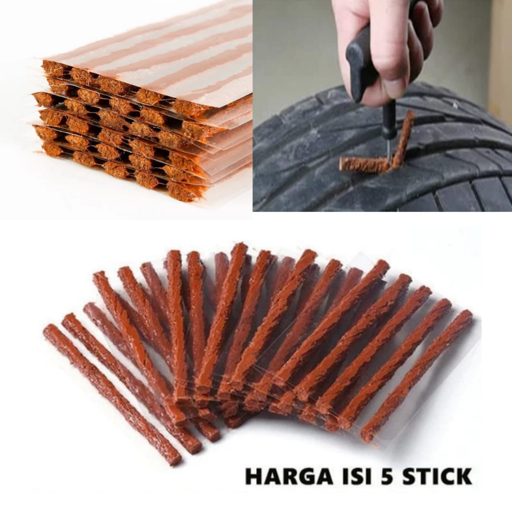 Jual Refill Isi Ulang Karet Tambal Ban Cacing Tubles Lem Karet Tire ...
