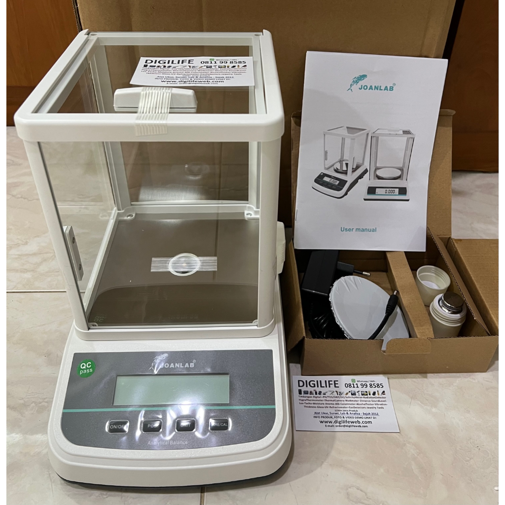 Jual Analytical Balance Timbangan 0.001g Max 200g Joanlab FA2003S Lab ...