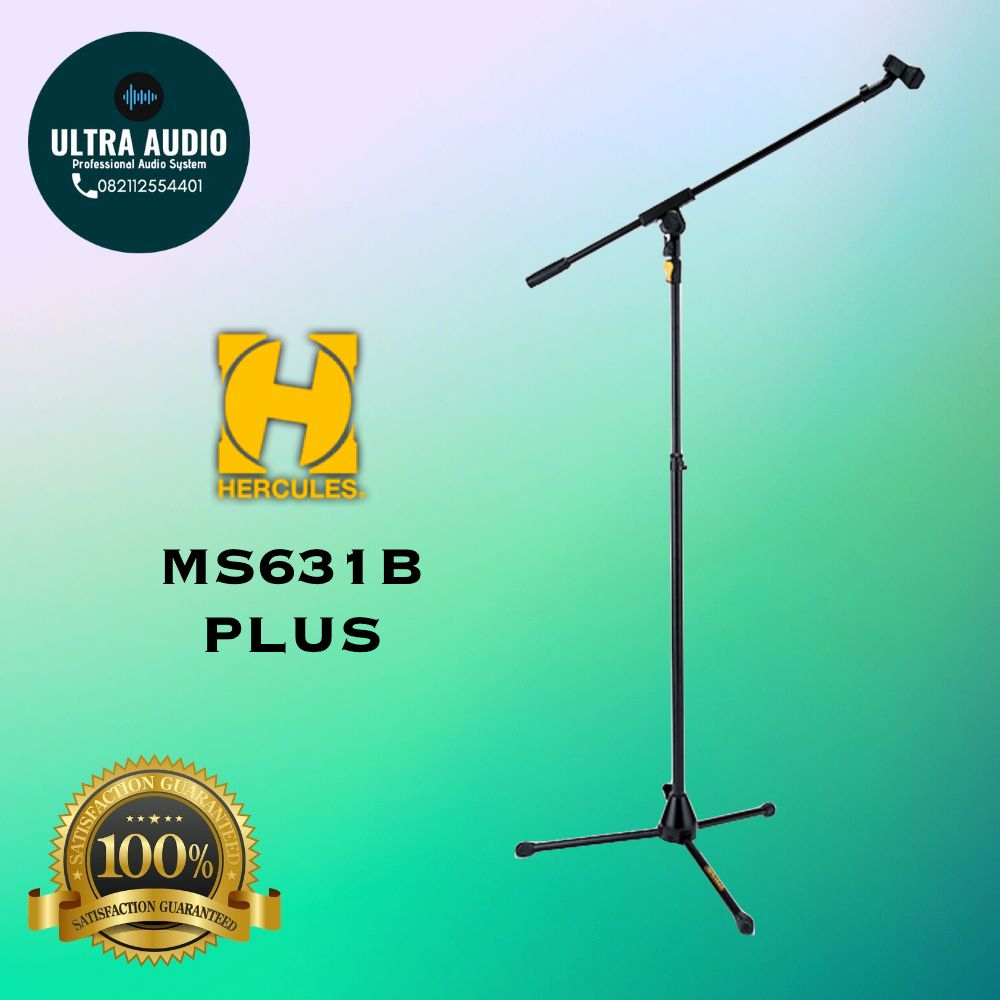 Jual HERCULES MS631B / MS 631 B / 631B PLUS Microphone / Mic Stand ...
