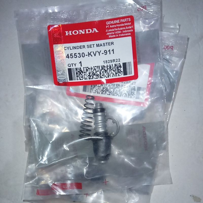 Jual 45530-KVY-911 Ready Cylinder Set Master Original AHM | Shopee ...