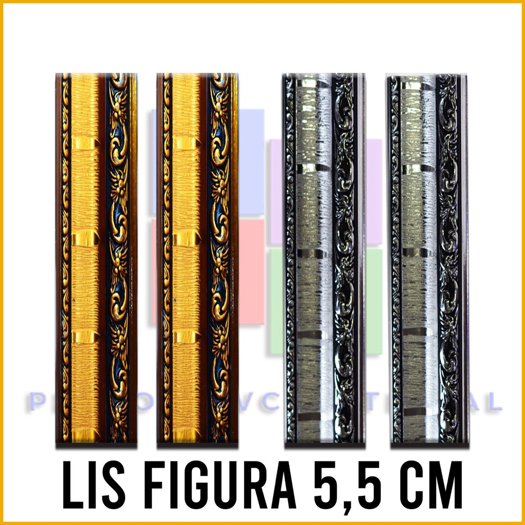 Jual Lis Pigura / List Pigura Batangan Plafon PVC Lis Profil Bingkai ...