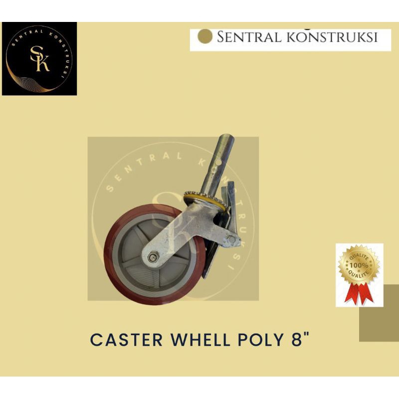 Jual Caster Wheel Poly | Shopee Indonesia