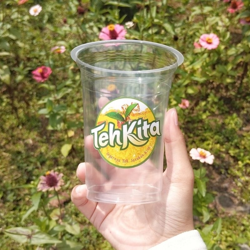 Jual Sticker Label Cup Minuman Teh Kita | Shopee Indonesia