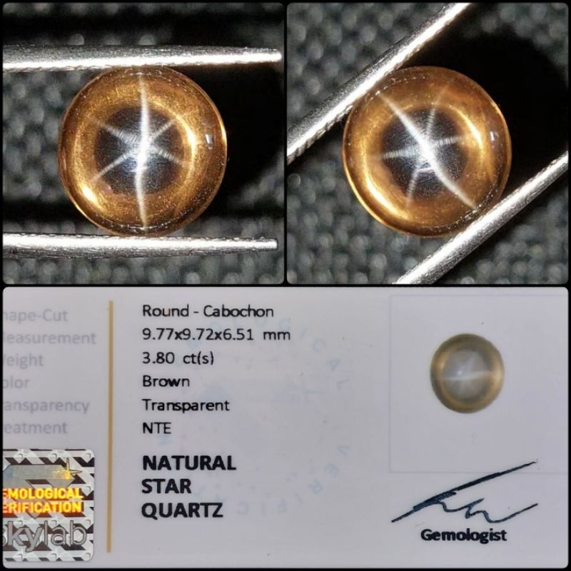 Jual Natural Quartz Star Batu Permata Asli Rare Item Body Glass Clean ...