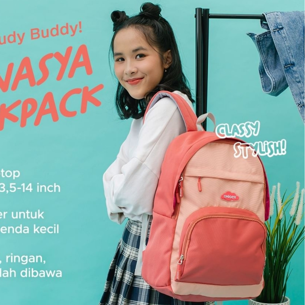 Jual Tas Ransel Backpack Sekolah Kuliah Kerja Laptop Oxigen Original ...