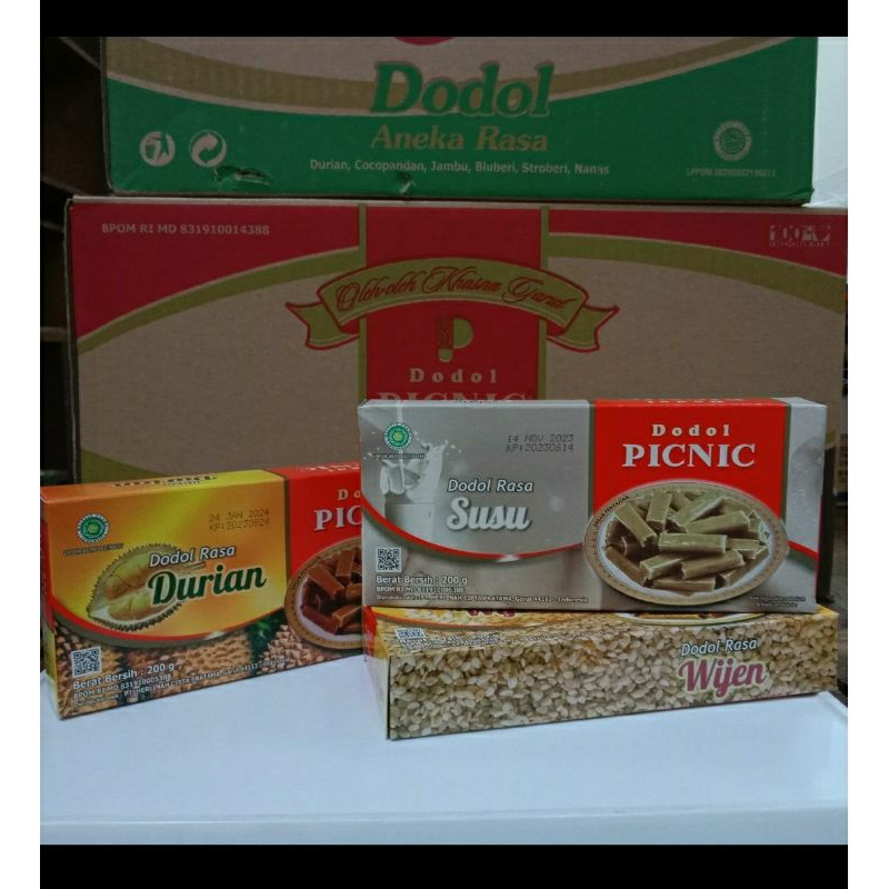 Jual Dodol garut PICNIC rasa susu | Shopee Indonesia