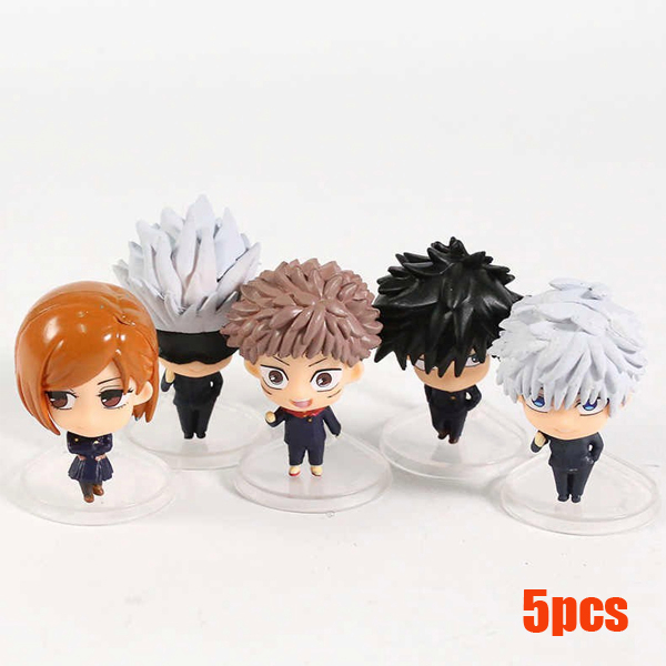 Jual Figure Anime Jujutsu Kaisen set 5 pcs Ornamen mainan model boneka ...