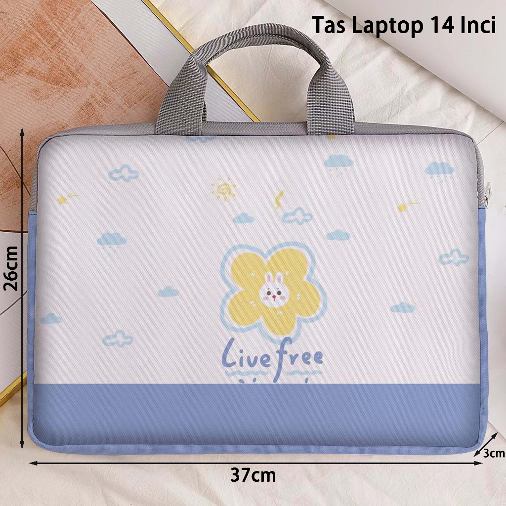 Jual tas laptop 14 inci 15,6 inci banyak motif kesegaran kecil mudah ...