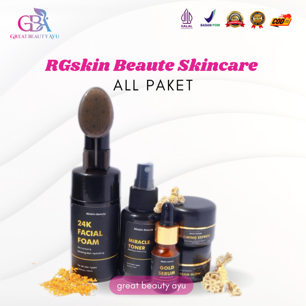 Jual Rg Skin Beauty Skincare Original Glowing (200g) | Shopee Indonesia