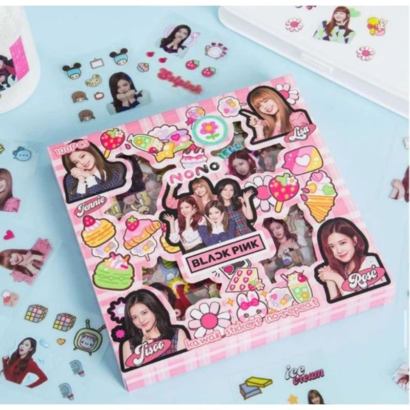 Jual stiker waterproof nono blackpink bts | Shopee Indonesia