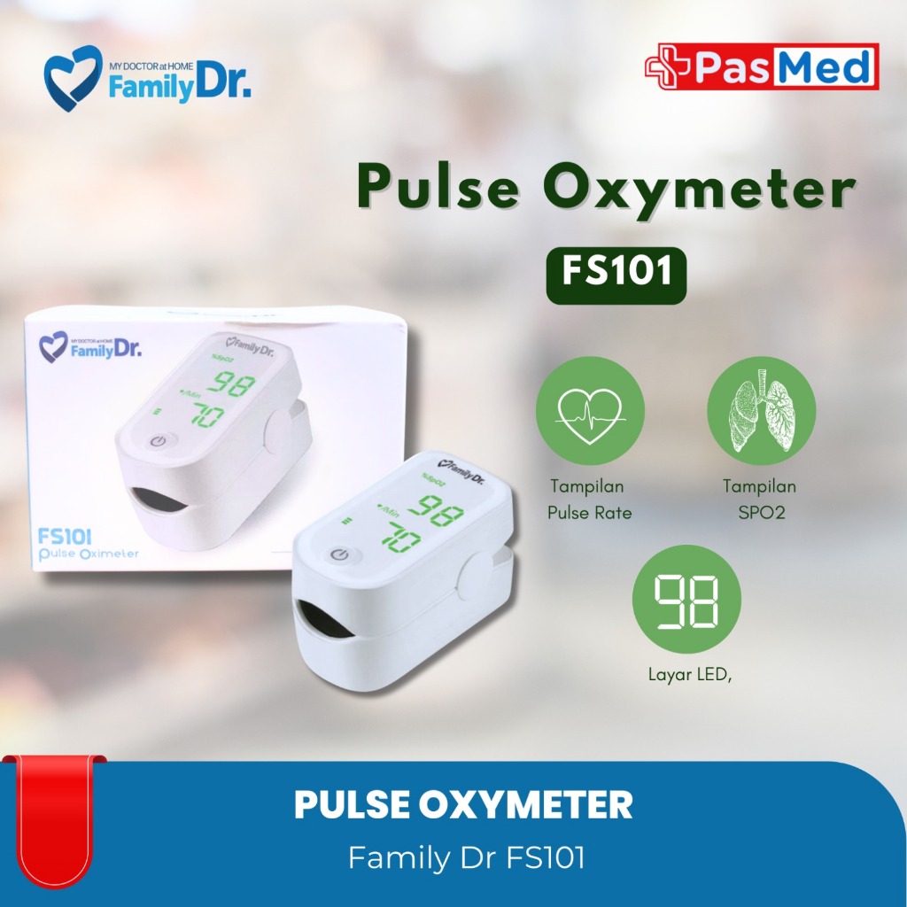Jual PASMED | FAMILY DR - Pulse Oxymeter LED| Alat Saturasi Oksigen ...