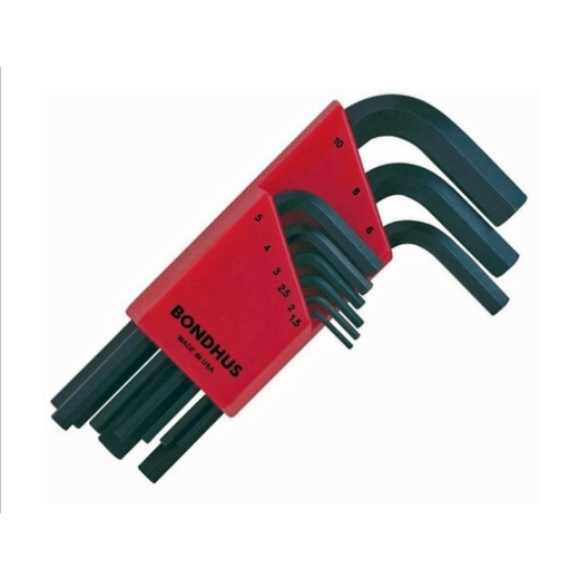 Jual Kunci L Set BONDHUS HLX9MS HEXKEY INCH HEX KEY PENDEK | Shopee ...